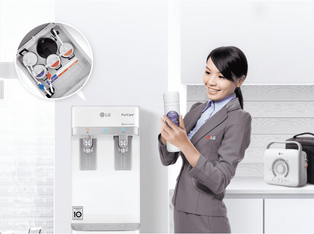 LG Water Purifier Hot and Cold | Slim Stand LG PuriCare Water Purifier ...