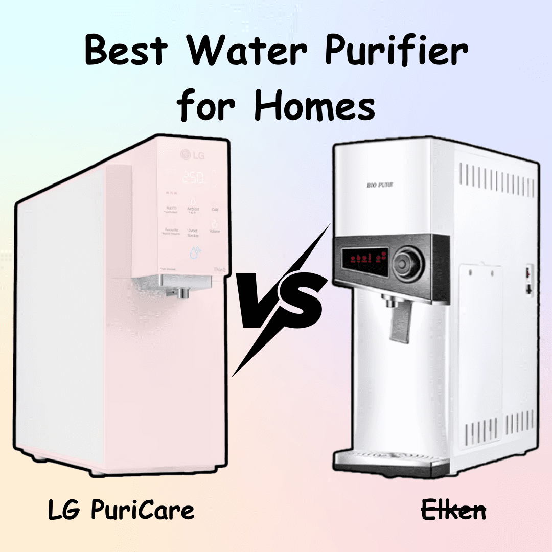 LG PuriCare Water Purifier vs Elken: Which Is The Best Water Purifier ...